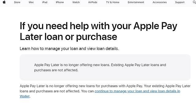 苹果终止“先买后付”服务 转向全球分期付款贷款合作 【环球网财经综合报道】 苹果公司 决定终止其“先买后付”(BNPL)服务Apple Pay Later，仅一年多时间后便... - 雪球