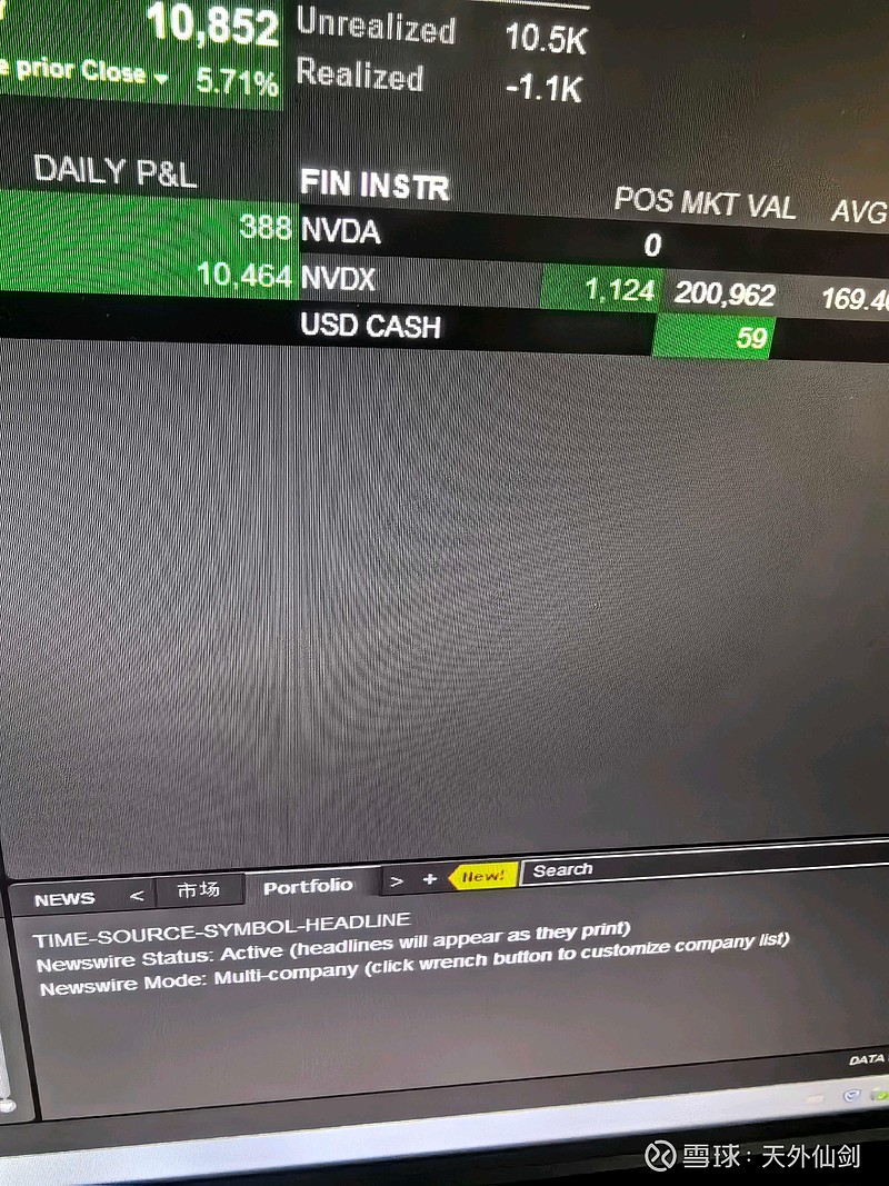 今天NVDX半小时浮盈40多万，长期持有，翻几倍之后换正股，看好 英伟达 市值一两年内过5，6万亿美金 - 雪球