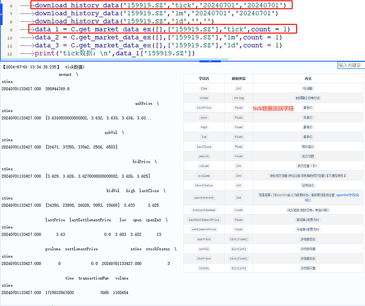 QMT量化软件（7）-bar数据结构 bar数据是指各种频率的行情数据，比如tick(3s)，1分钟，5分钟，一小时，一天，一周，一月，一年等。。。从图形上就... - 雪球