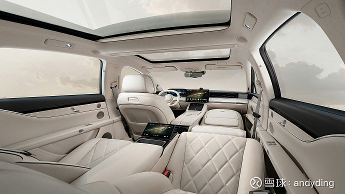 $比亚迪(SZ002594)$ $北汽蓝谷(SH600733)$ 看看仰望U7的内饰，重点看看华为享界S9的内饰。 - 雪球