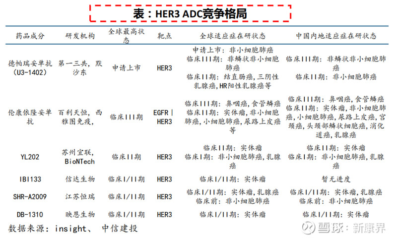 大热ADC药物接连受挫，HER3靶点是把双刃剑 来源：瞪羚社 近日，备受关注的HER3 ADC接连遭遇挫折：先是宜联生物/ BioNTech ...