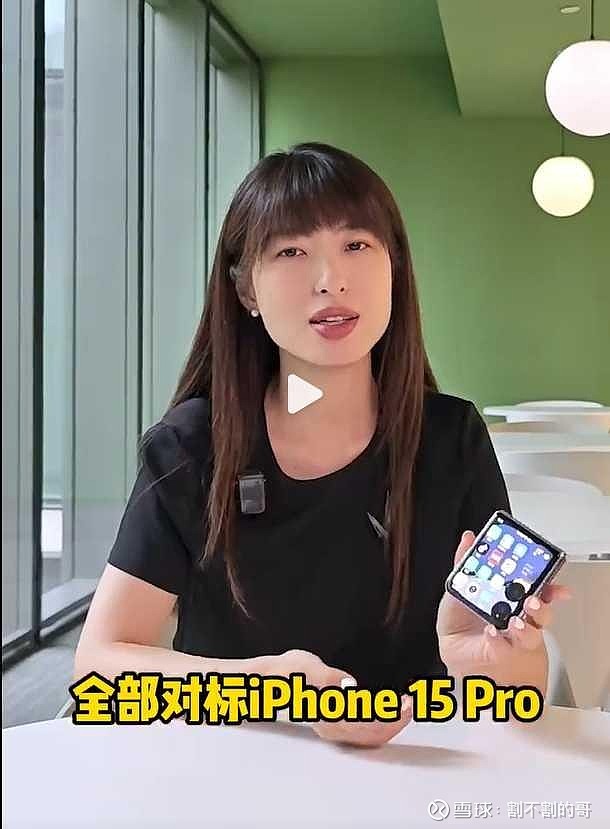 $小米集团-W(01810)$ 关注到一个点， 小米 这次的小米MIXFlip性能、功耗全部都对标iPhone15 Pr... - 雪球