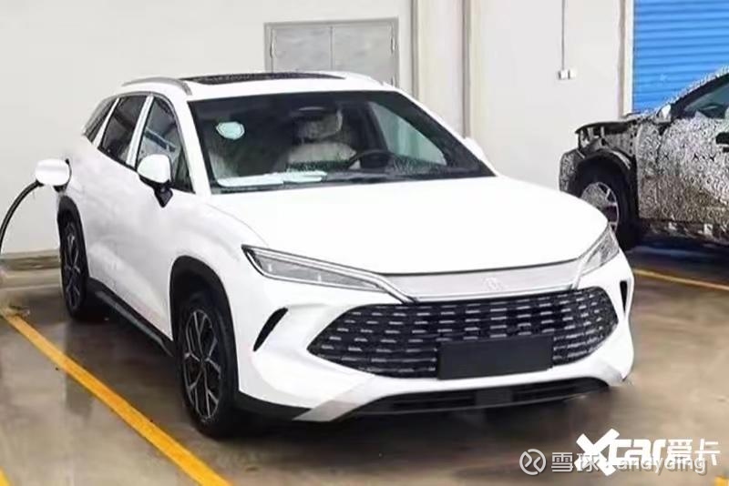 $比亚迪(SZ002594)$ 这个颜色本来挺好看的，可是看着前后侧面下包围的金属装饰，略感有点突兀了，大家都明白 比亚... - 雪球