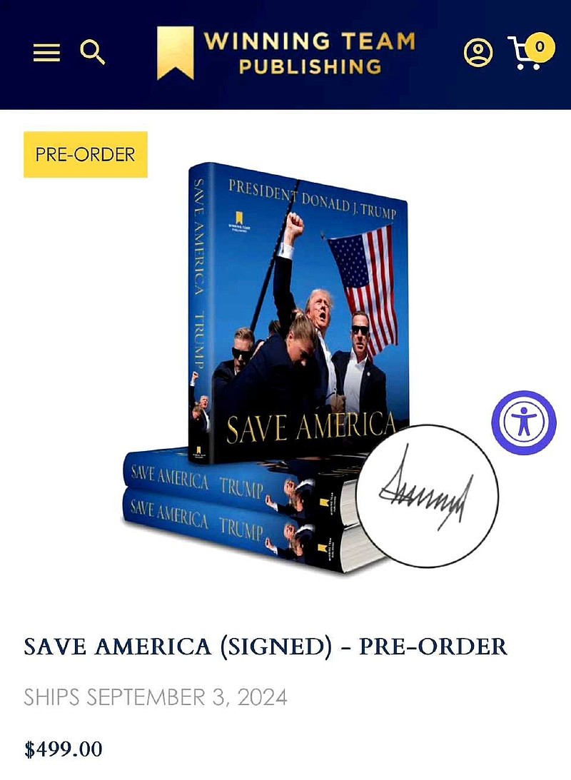 特朗普将出版新书《拯救美国》（Save America），普通版99美元，签名版499美元。特朗普说：我有一本极好的新书... - 雪球
