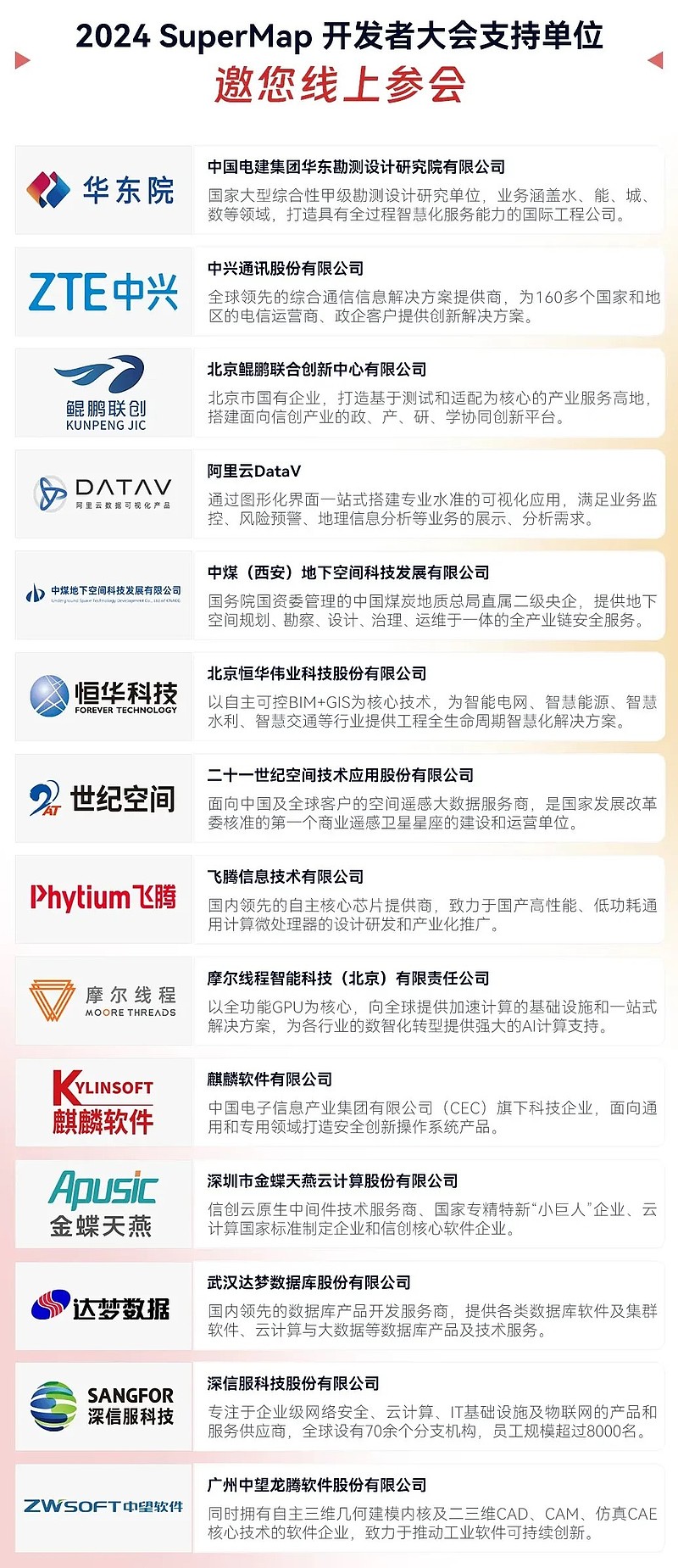 华为鲲鹏CTO明天帮您解读超图软件！ 今年6月，超图正式发布SuperMap GIS 2024，开发者该怎么用、如何用好SuperMap GIS系列产品，从而... - 雪球