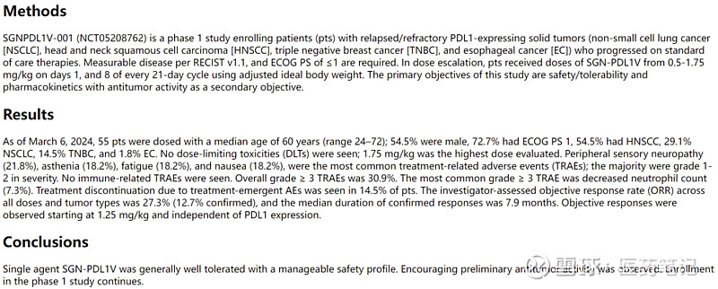 全球第二款：复宏汉霖PD-L1 ADC二期临床完成首例患者给药 Armstrong 近日， 复宏汉霖 宣布PD-L1 ADC新药HLX43在 ...
