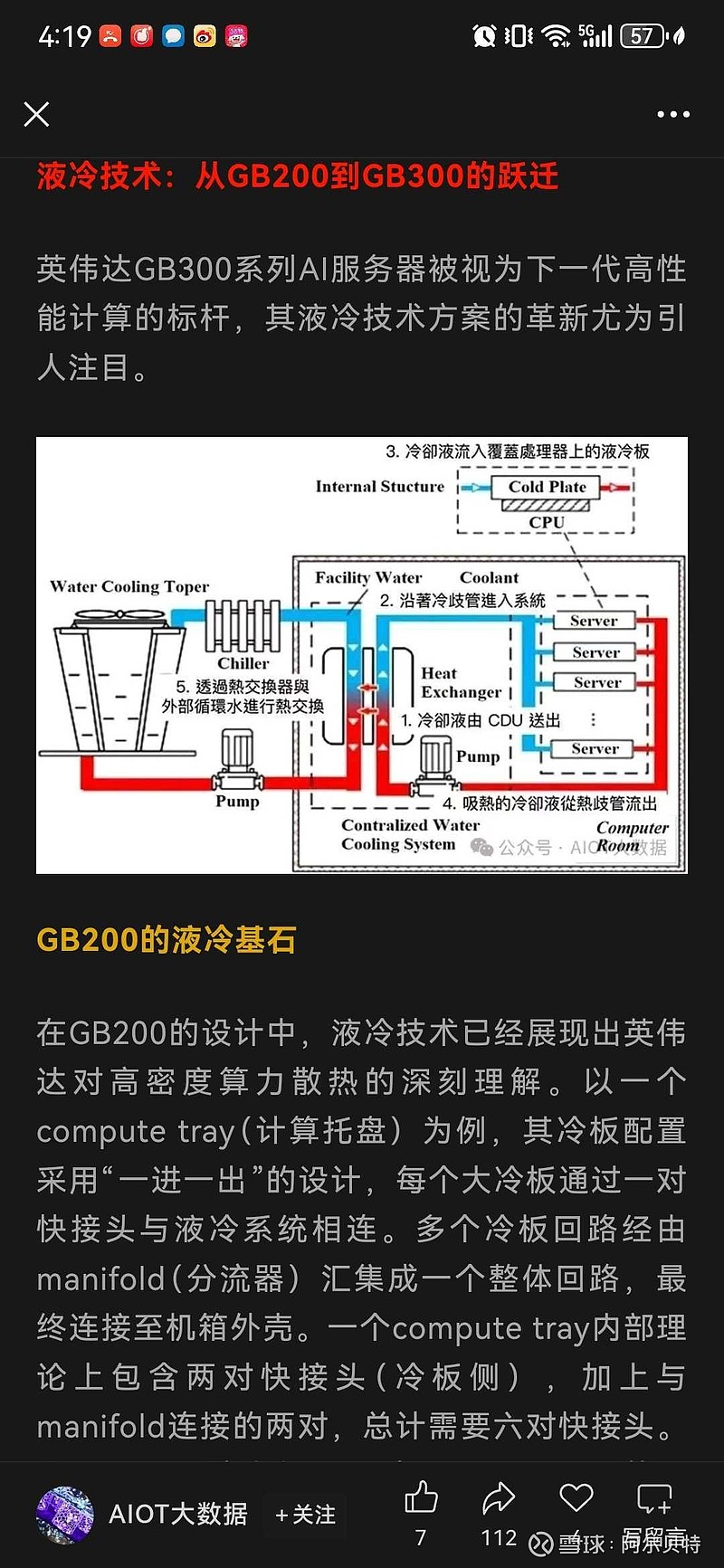 技术前沿： 英伟达 GB300 GPU液冷引入新供应商新方案AIOT大数据技术前沿：英伟达GB300 GPU液冷引入新供... - 雪球