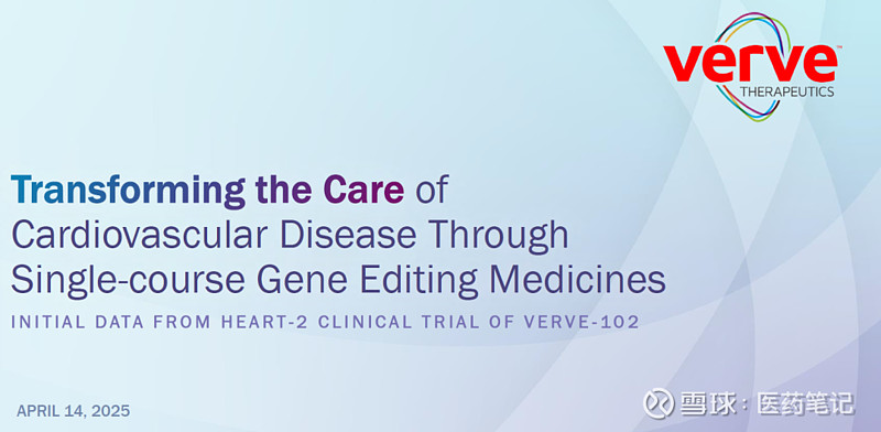 体内碱基编辑：GalNAc-LNP递送完成初步POC Armstrong 2025年4月14日， Verve Therapeutics 公布 ...