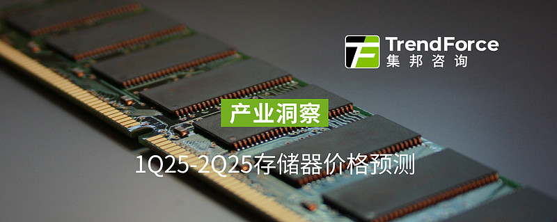 TrendForce集邦咨询: 国际形势变化带动拉货潮，预估2Q25存储器合约价涨幅将扩大 根据TrendForce集邦咨询最新调查，近期国际形势变化已切实改变了存储器供需方操作策略 ...