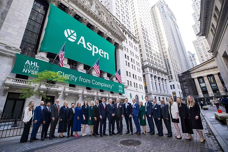 保险公司Aspen Insurance纽交所上市：募资4亿美元 市值30亿美元 雷递网 乐天 5月9日特种保险和再保险公司Aspen ...