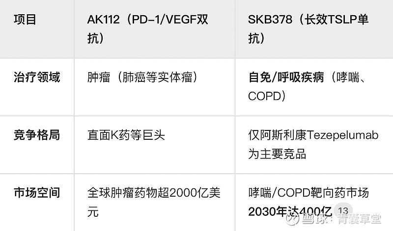 康方-Summit（AK112）与科伦博泰/和铂医药-Windward Bio（SKB378/WIN378）的对比 以下从 交易结构 、 战略 ...