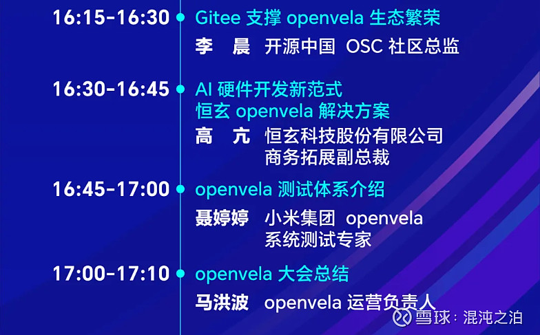 AI硬件开发新范式 (恒玄 OPENVELA 解决方案) 2025（第二十四届）中国互联网大会即将于7月23日—25日在北京国家会议中心召开，大会主题为“数驱新质·智创未来”。O... - 雪球