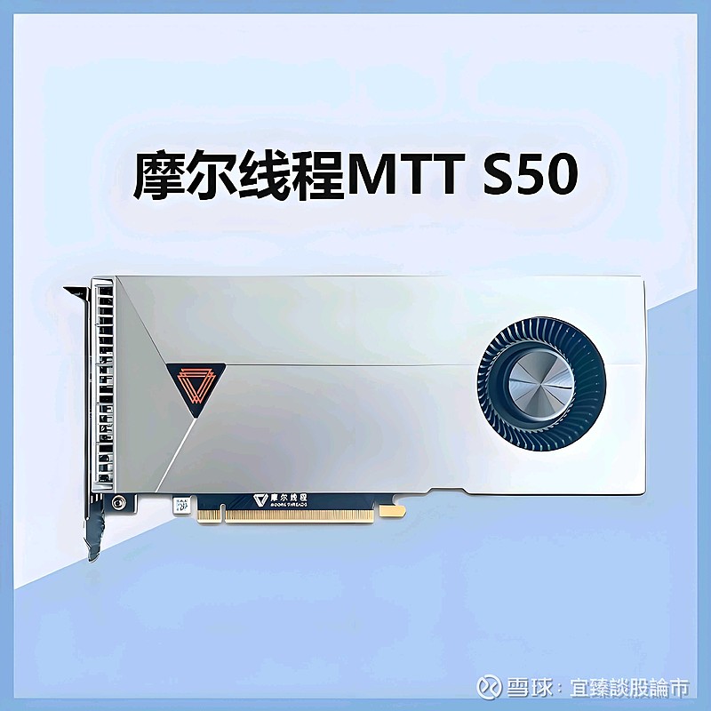 国产GPU摩尔线程MTT S50：这些方面比英伟达显卡更能打 摩尔线程MTT S50与 英伟达 显卡相比，存在以下一些优势：- 显存与带宽优势：MTT S50配备8GB显存，显存带宽... - 雪球