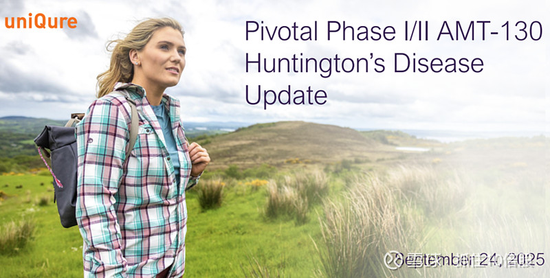 uniQure 公布 AMT-130 治疗亨廷顿病患者的关键 I/II 期研究的积极顶线结果 $uniQure(QURE)$ 关键研究达到主要 ...